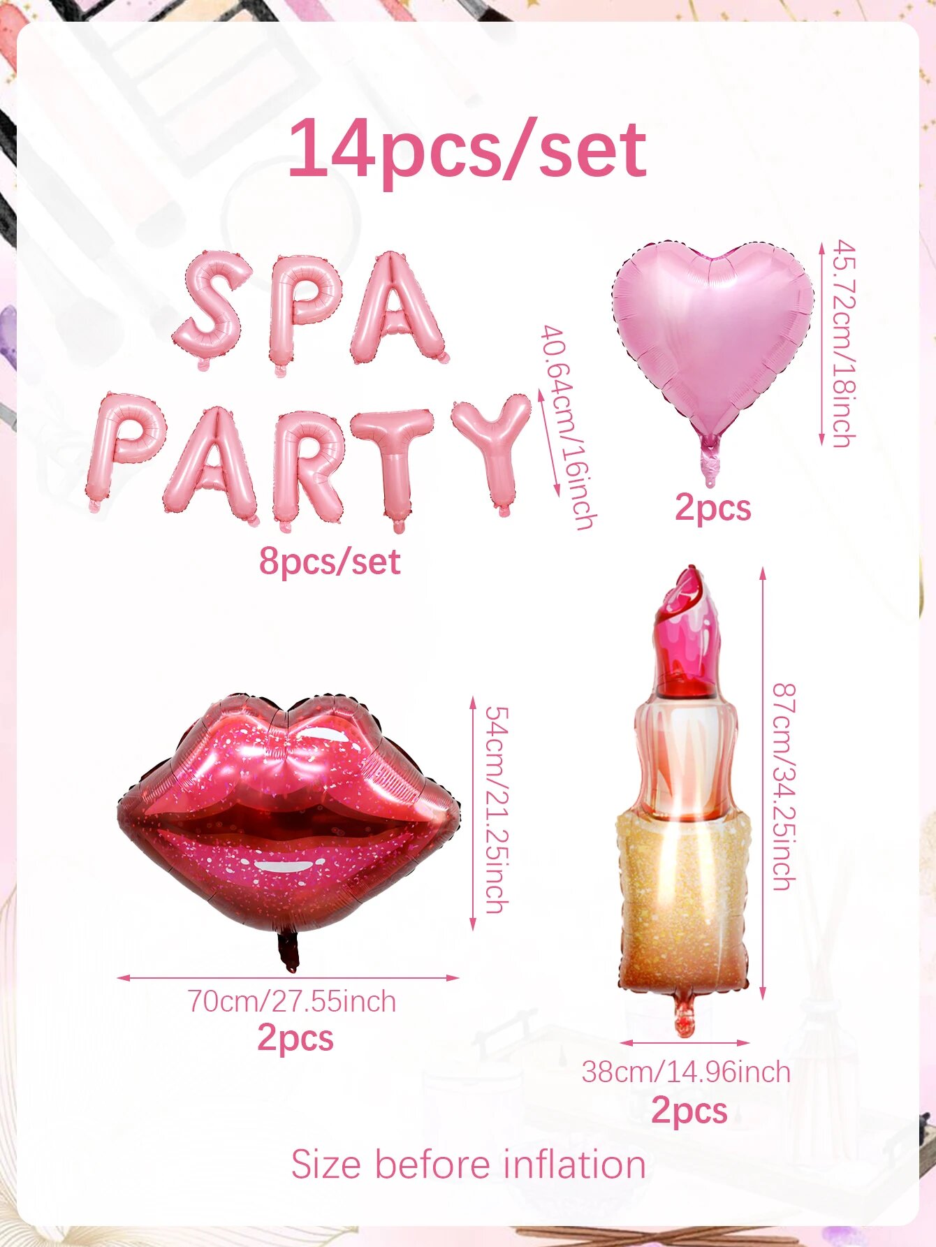 Набор шаров SPA PARTY для вечеринок