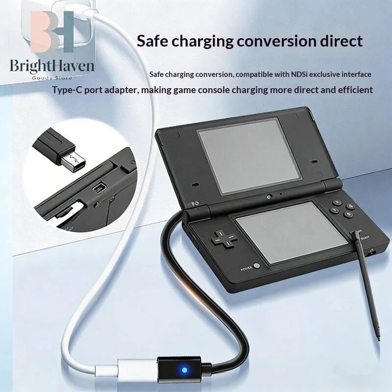 Зарядный кабель Type-C для консолей Nintendo 3DS B.H