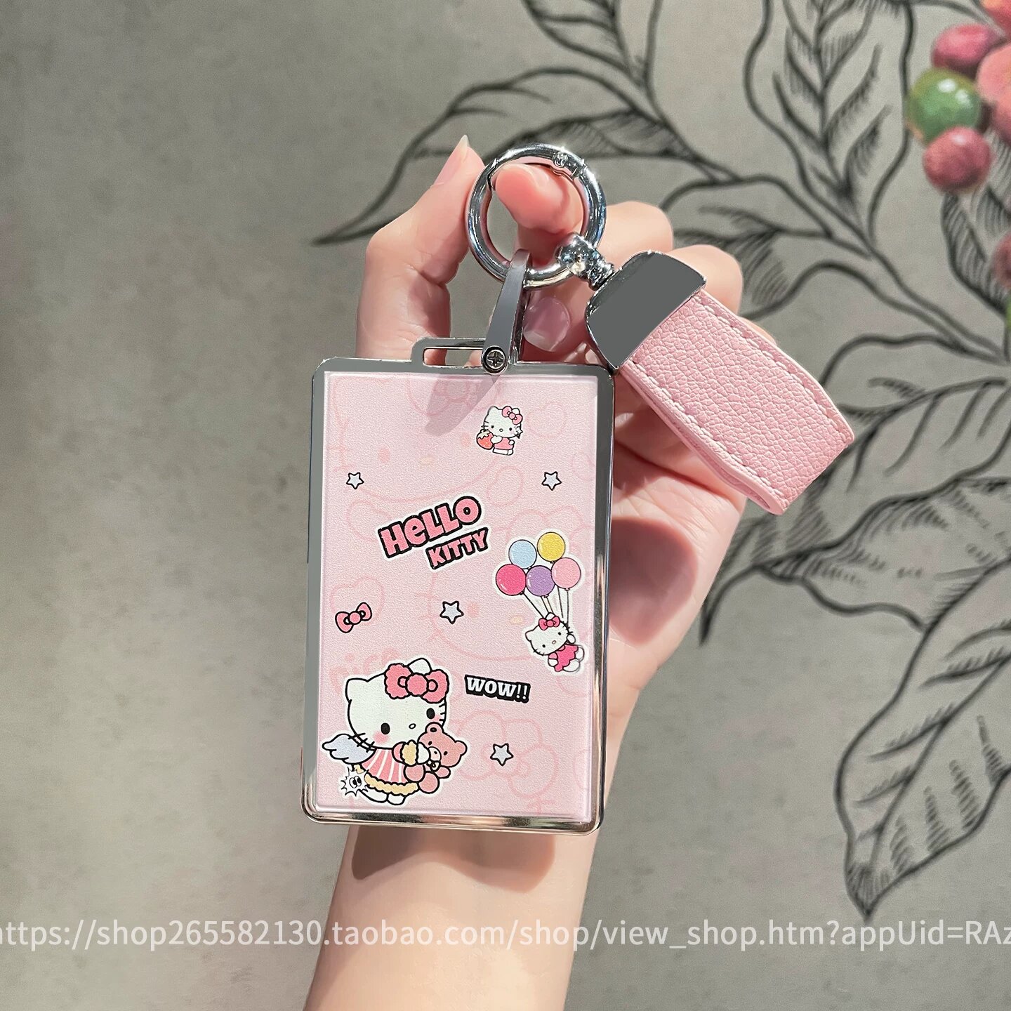 NIO Firefly NFC Браслет для ключа с розовой короткой сплетенной веревкой и дизайном кошки KT для защиты электромобиля