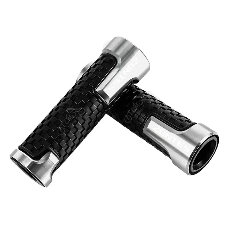 Ручки руля мото ZONTES 350/368 серебряные