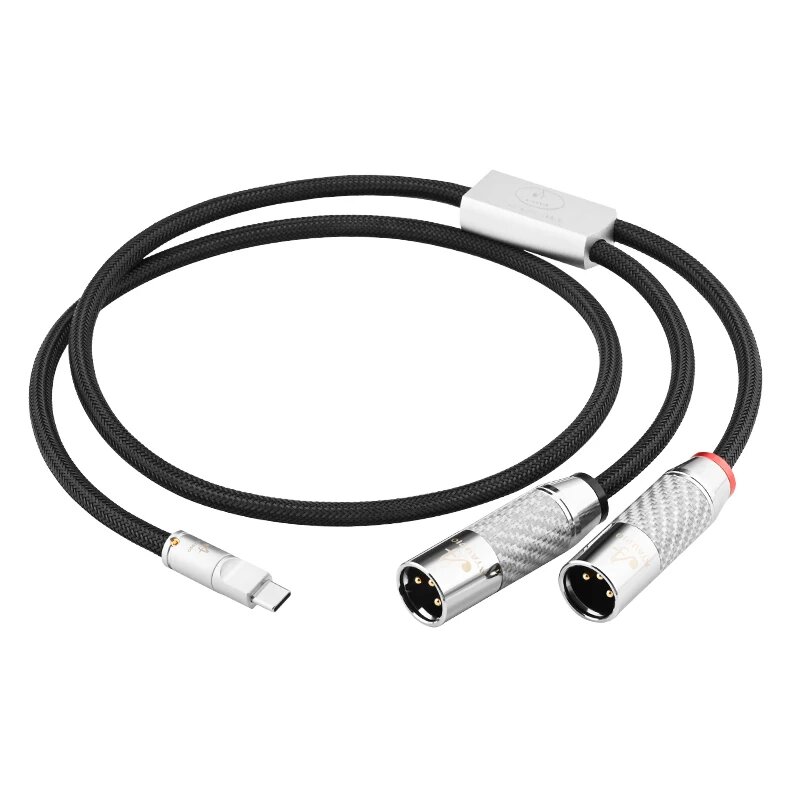 ATAUDIO HiFi аудиокабель USB-C на 2XLR TypeC to 2XLR Male, 1,5 м
