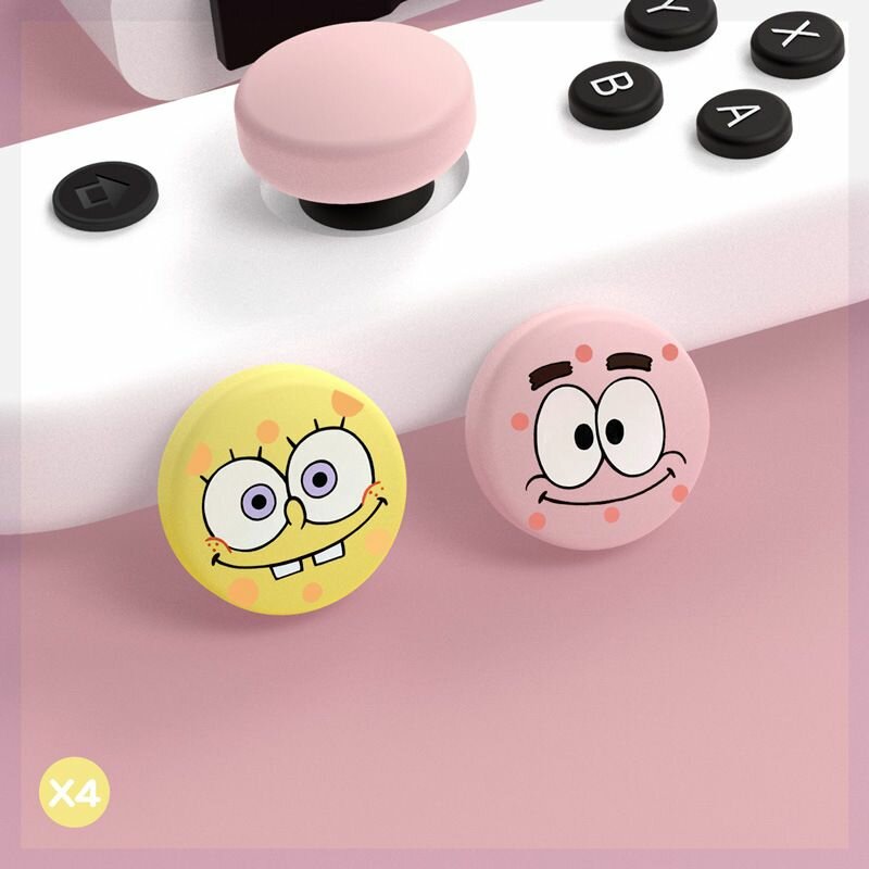 Накладки на стики и кнопки из ТПУ для Nintendo Switch/OLED/Lite и контроллеров Joy-Con защита стиков и кнопок для Switch OLED Lite совместимые с Joy-Con