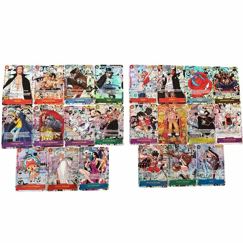 Коллекционные карты One Piece Bandai 22pcs-English
