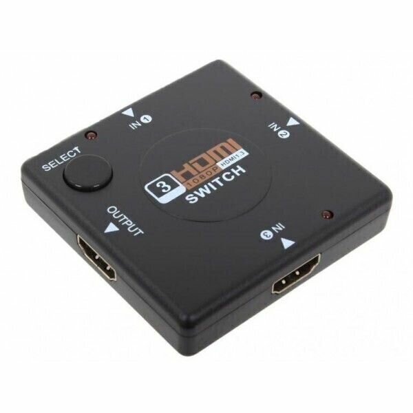 Разветвитель HDMI 3в1 HDMI 1.3b, HDTV 1080, черный