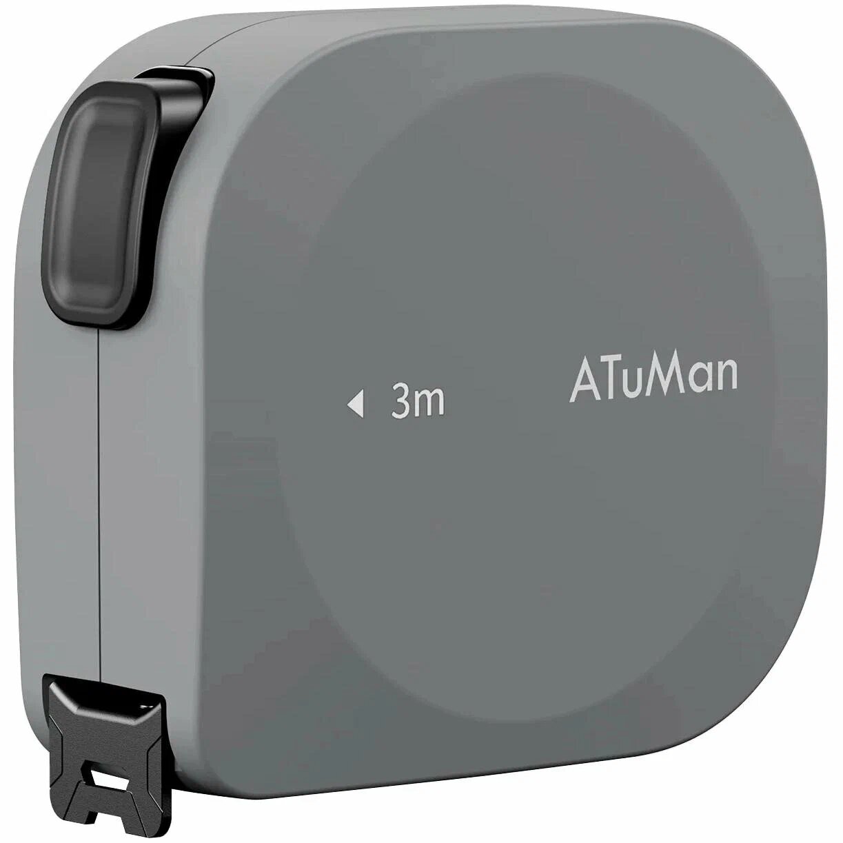 Измерительная рулетка ATuMan Duka Home Series 3m TP1 EU, черная