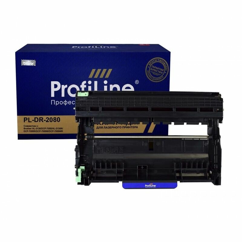 Фотобарабан DR-2080 для Brother DCP-7055R, HL-2130R, HL-2130, DCP-7055, DCP-7055wr ProfiLine [mpn]