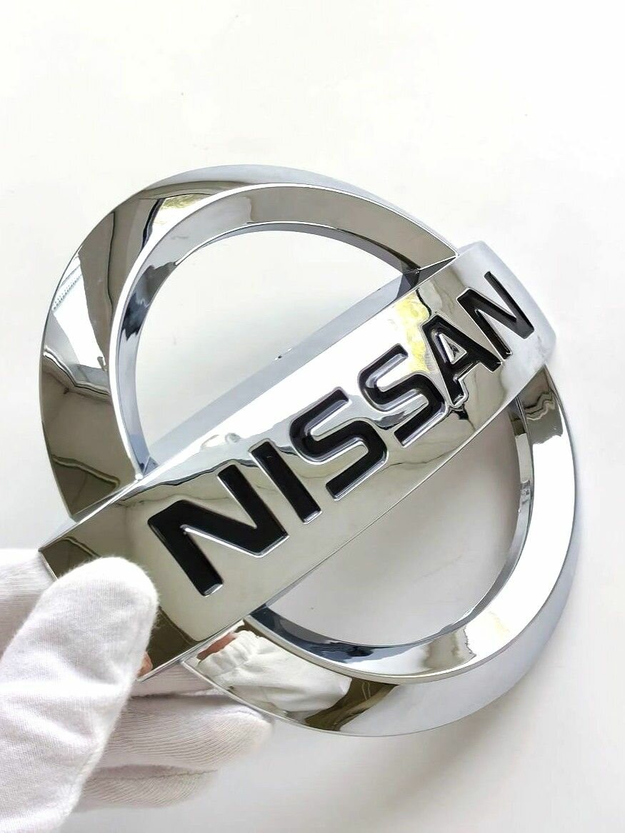 Эмблема Nissan 153 мм логотип шильдик Nissan