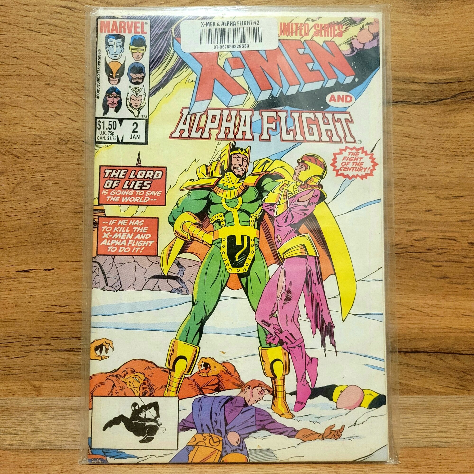 Ретро Комикс X-Men And Alpha Flight #2. 1985 Год.