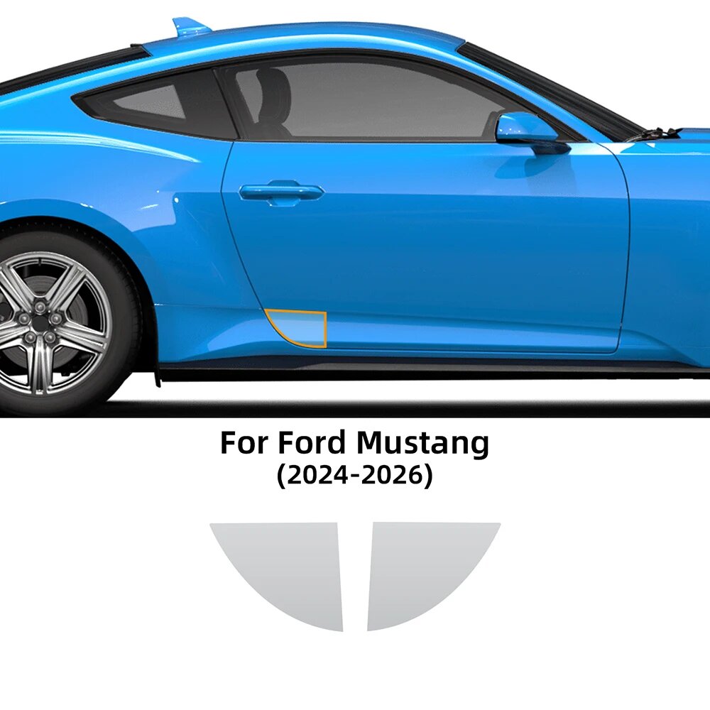 Пленка из ТПУ Ford Mustang 2pcs door triangle