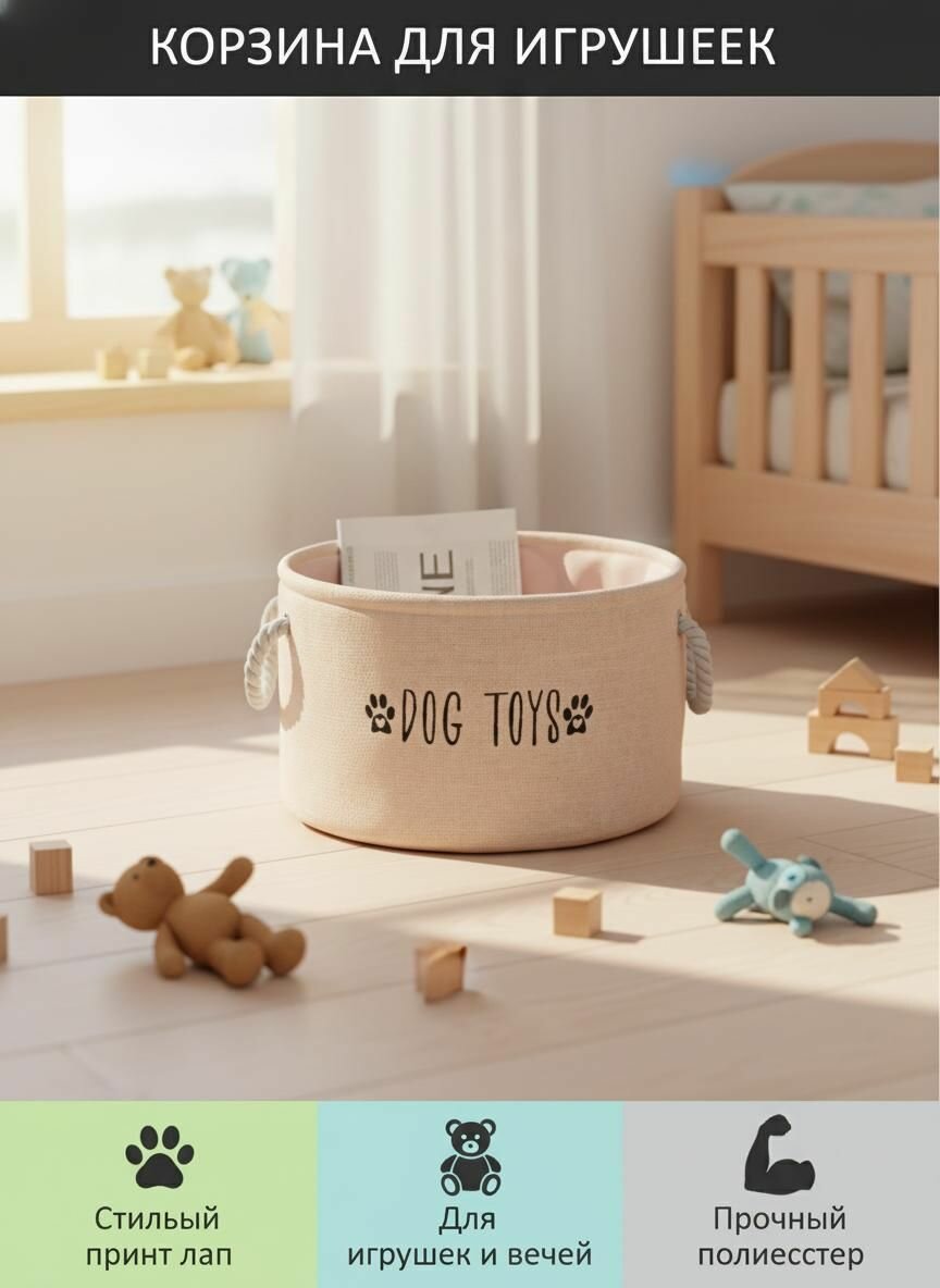 Ящик для хранения игрушек для домашних животных