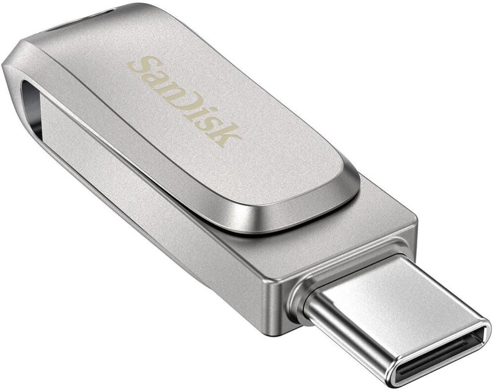 SanDisk 256 ГБ Luxe Dual Drive USB флеш-накопитель, чтение до 400 Мб/с (SDDDC4-256G-G46)