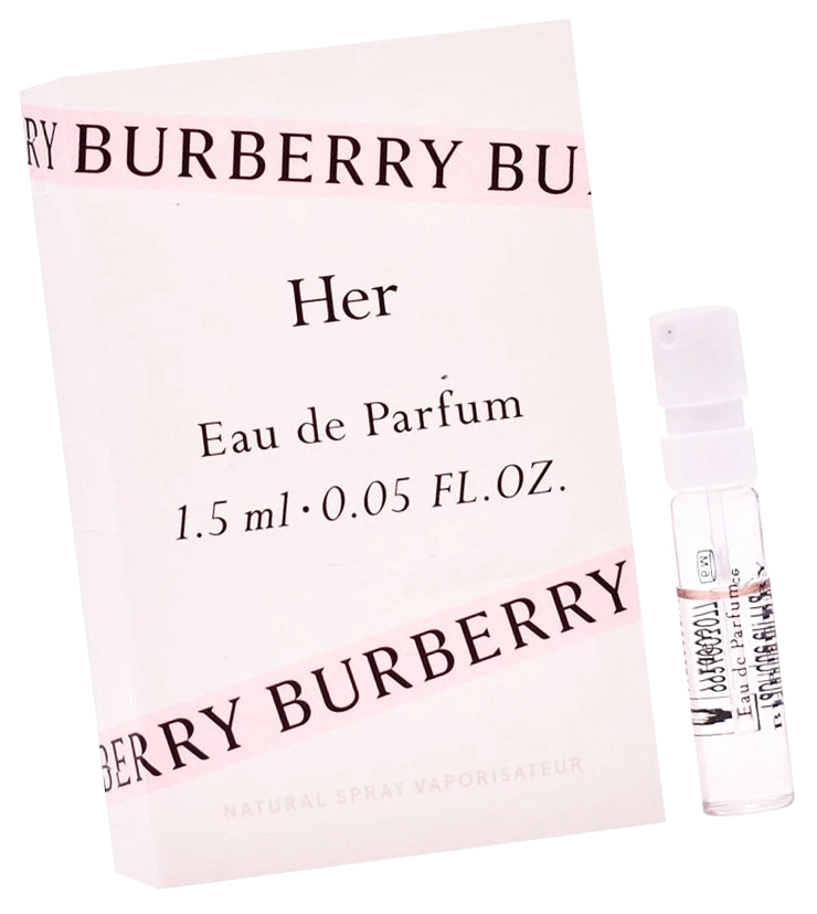 Пробник женской парфюмерной воды Барбери Хёр 1.5 мл - Burberry Her