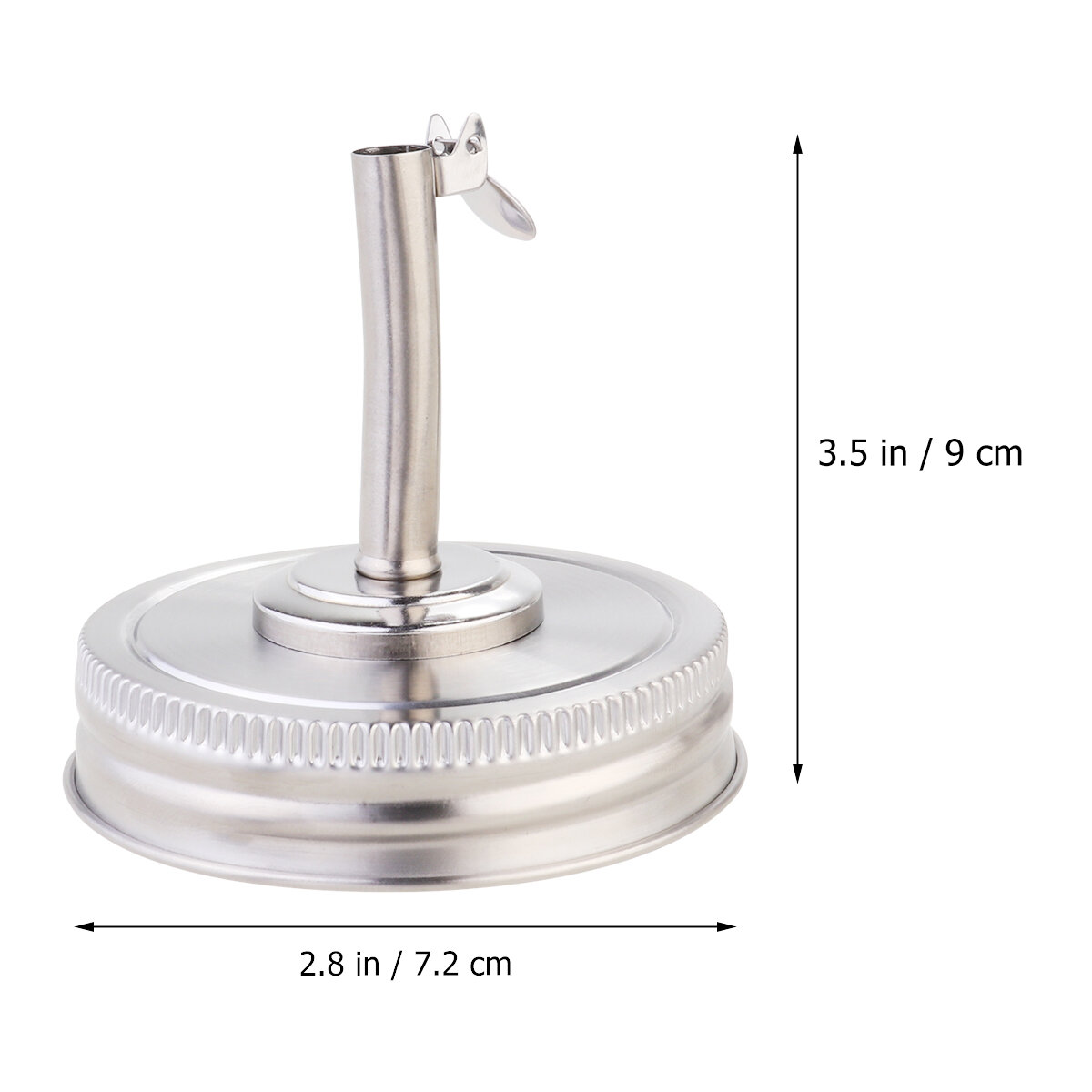 Крышка Для Банки Мейсон 1 Шт Серебристая Винтовая Крышка Объем 7.2×8.5Cm