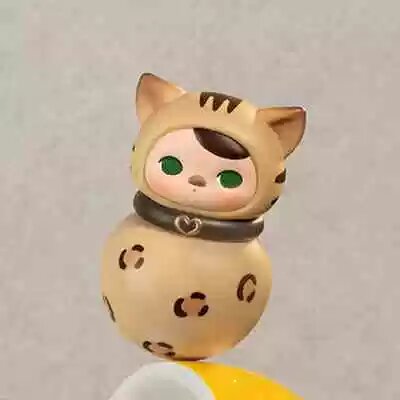 POP MART PUCKY Леопардовая Кошка Нестабильная Скульптура Слепой Бокс Игрушка Коллекция