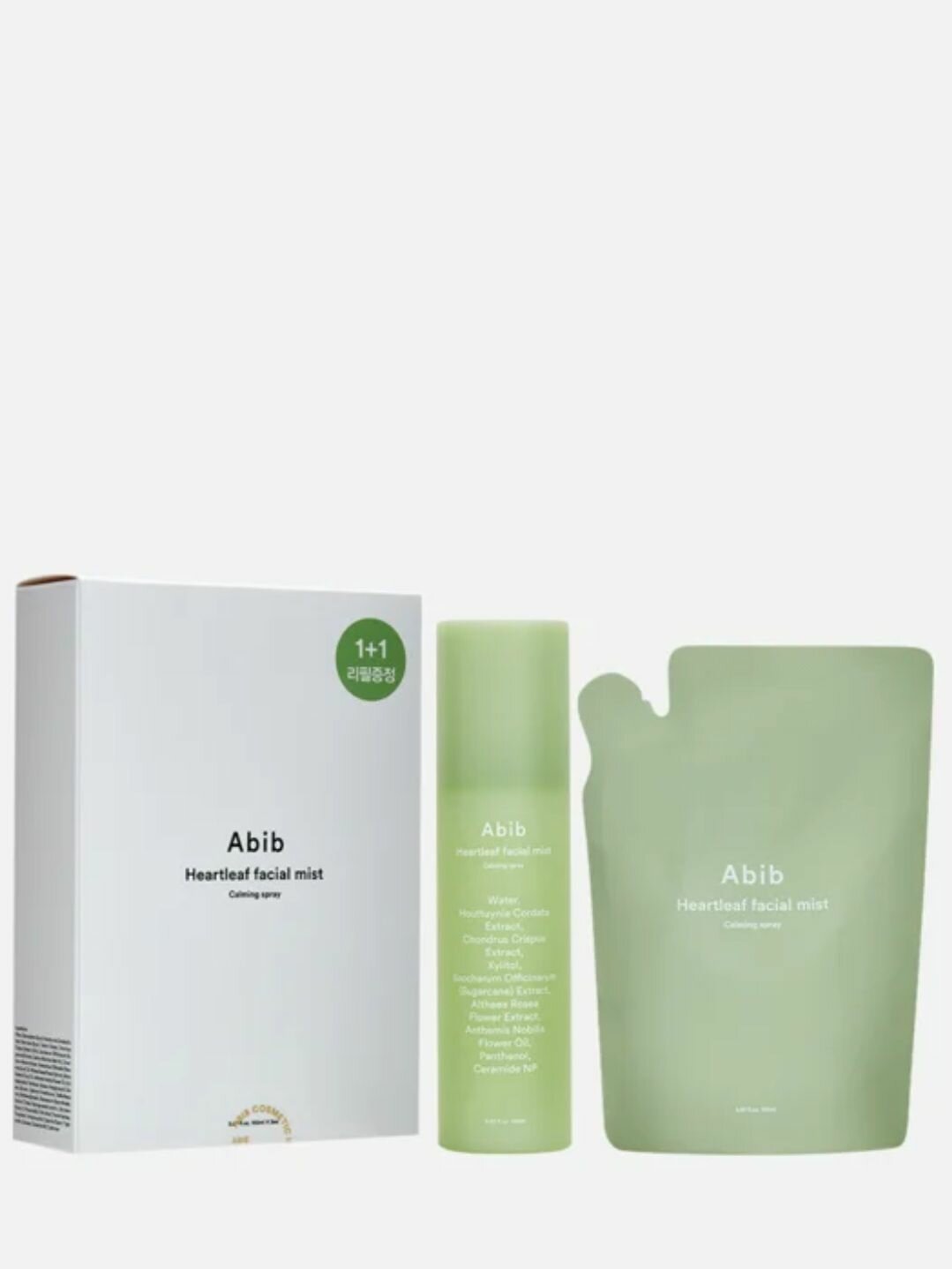 Мист для тела + рефил ABIB heartleaf facial mist calming spray