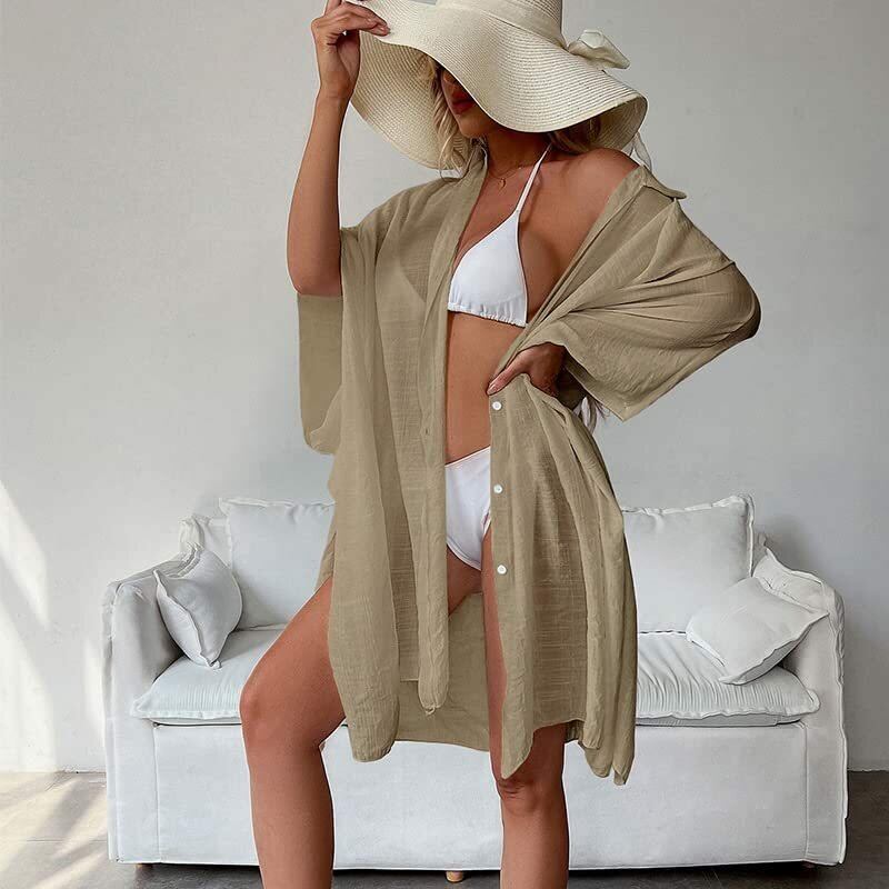 Туника, размер 42-50, Khaki — фото 1