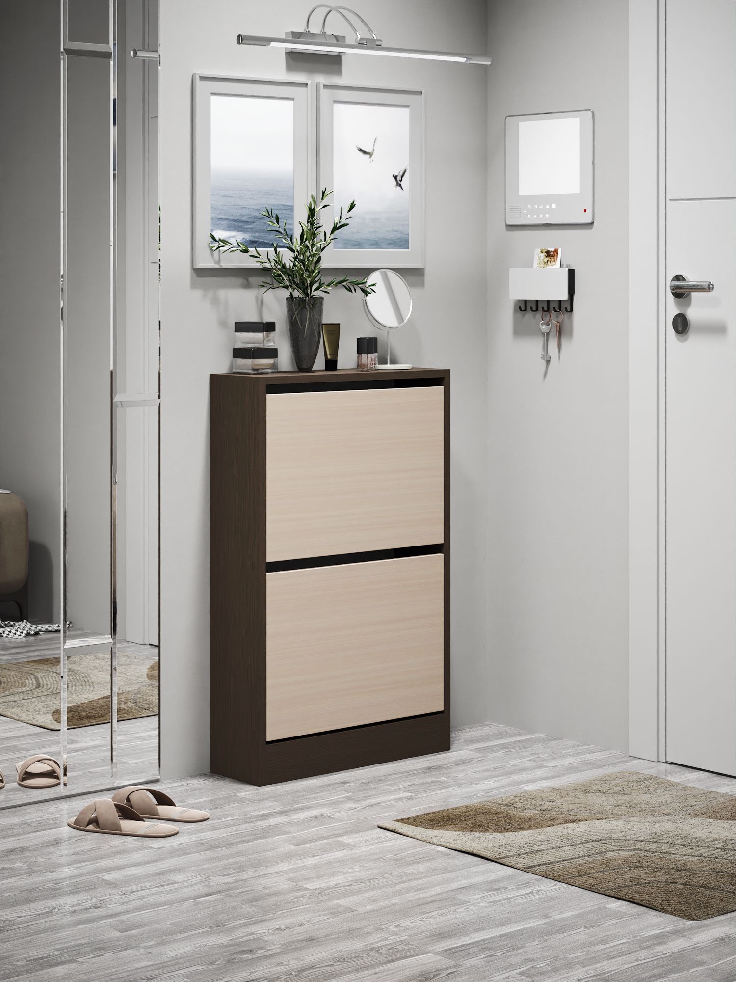 Mastermebel Обувница, ЛДСП, 51.8х16.6х82 см