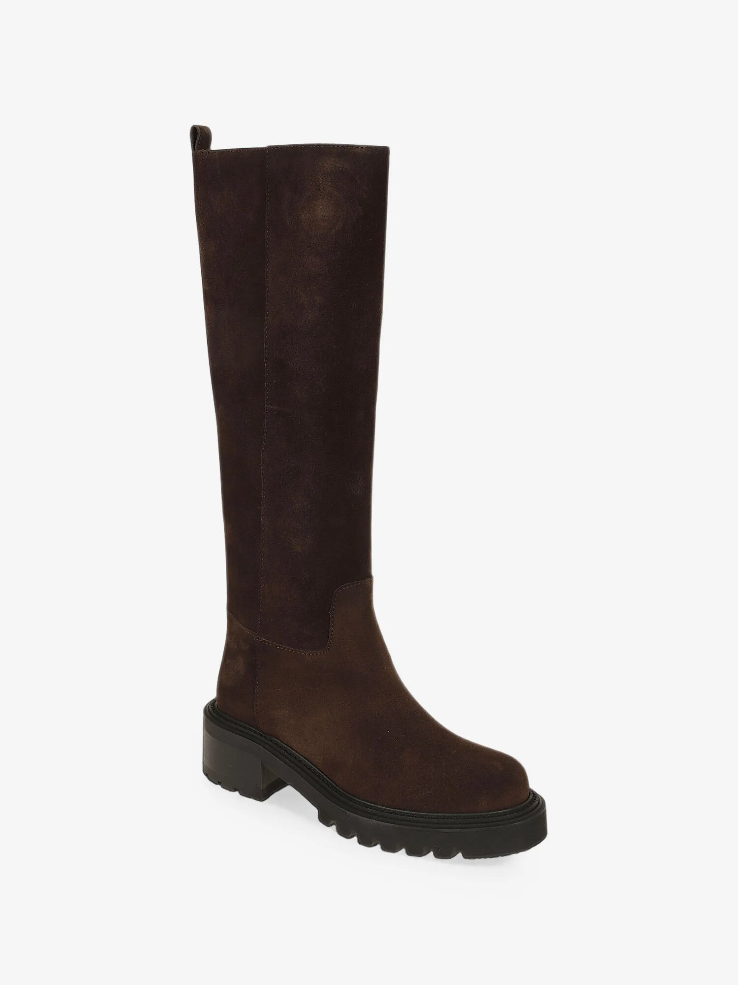 Ботинки Via Roma 15 Suede chunky-sole boots, размер 36, коричневый — фото 1