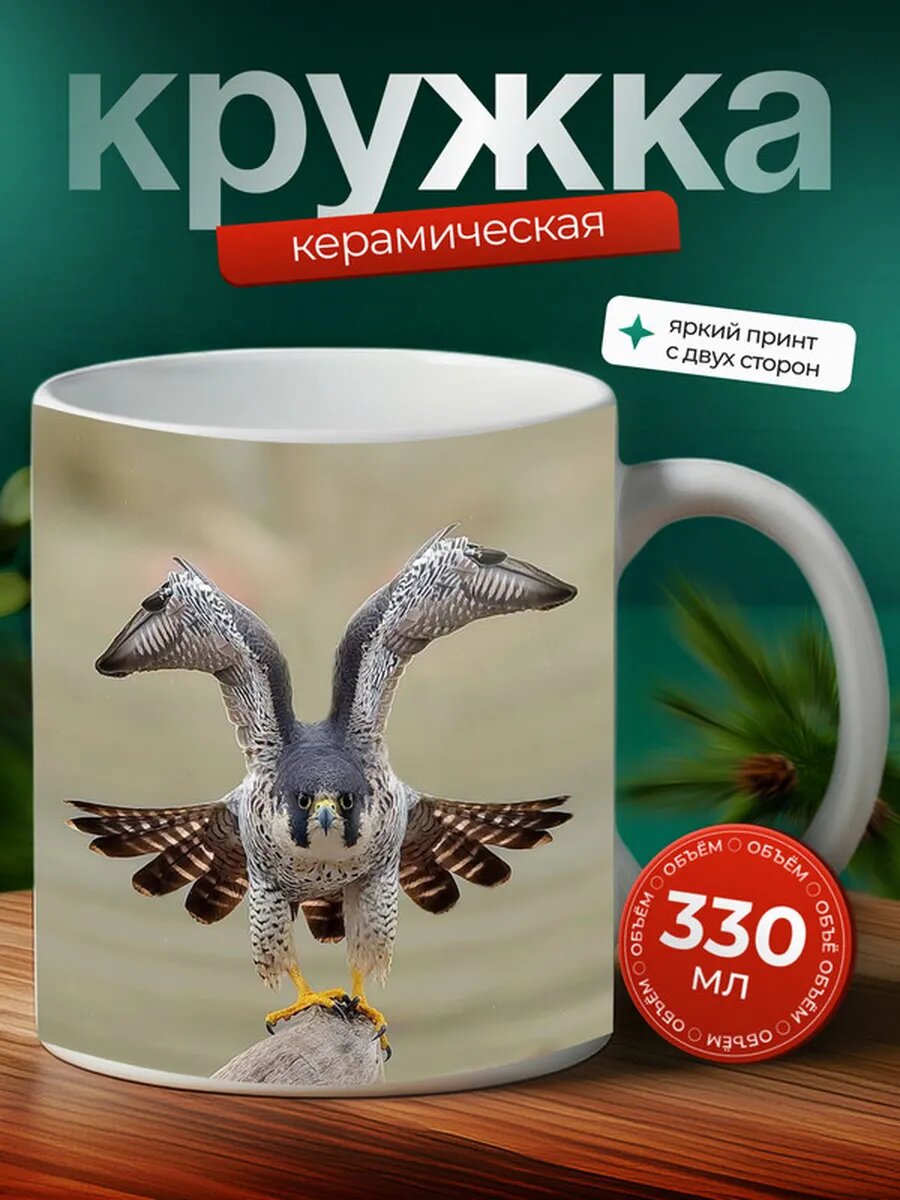 Кружка Сокол птица 17,