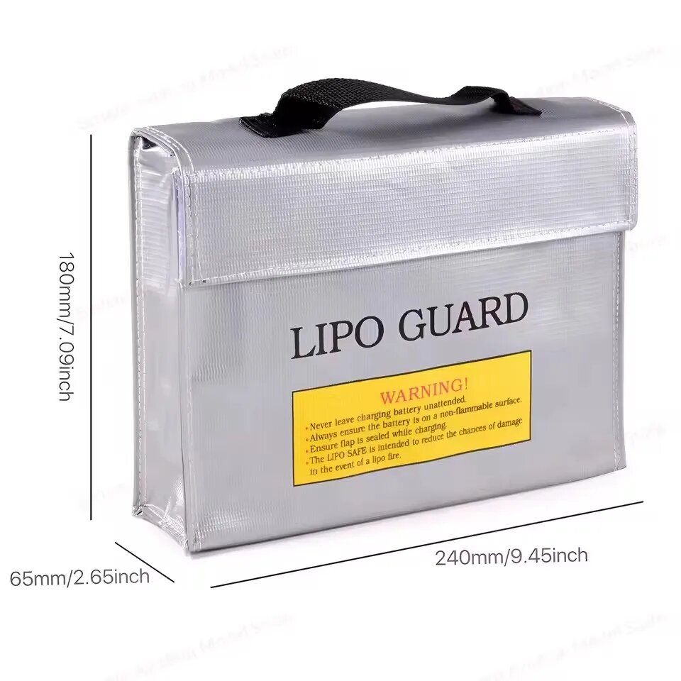 Lipo Guard сумка для аккумулятора 240x180x65 мм