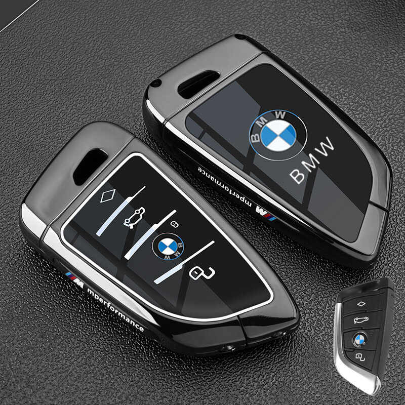 Чехол для ключа BMW A Style Single Shell Серый металлик 1 шт. Совместимость: 5 Серии 530li, 3 Серии 325LI, i3, ix3,