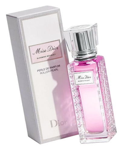 Женская туалетная вода роллер Miss Dior Blooming Bouquet Pearl 20 мл / Мисс Диор
