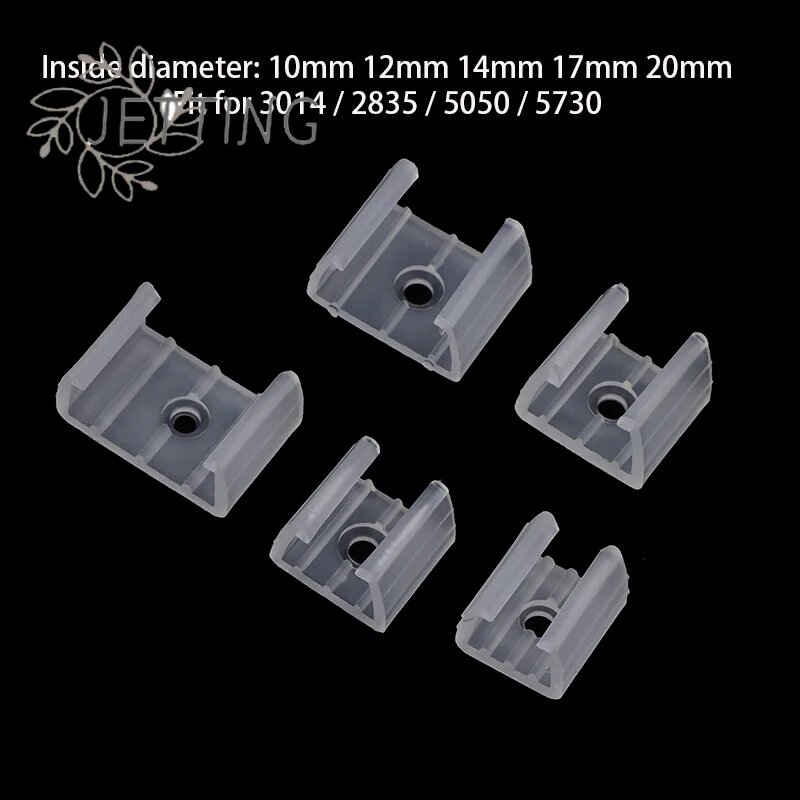 Крепежные зажимы для светодиодной ленты, пластик, 20 шт 20MM