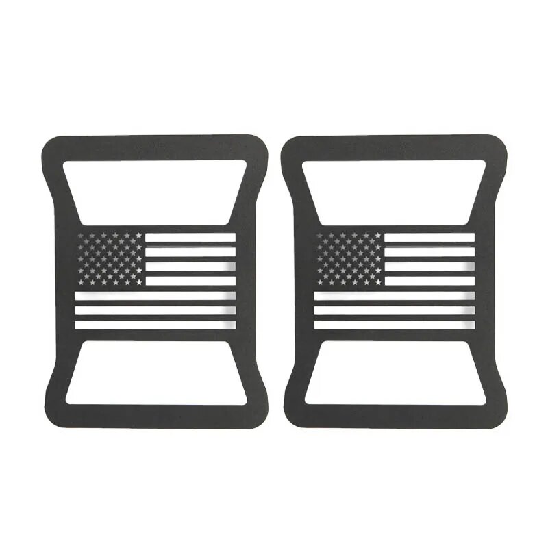 Наклейки на задний фонарь Jeep Wrangler JL 2018-2023, Цвет: US flag