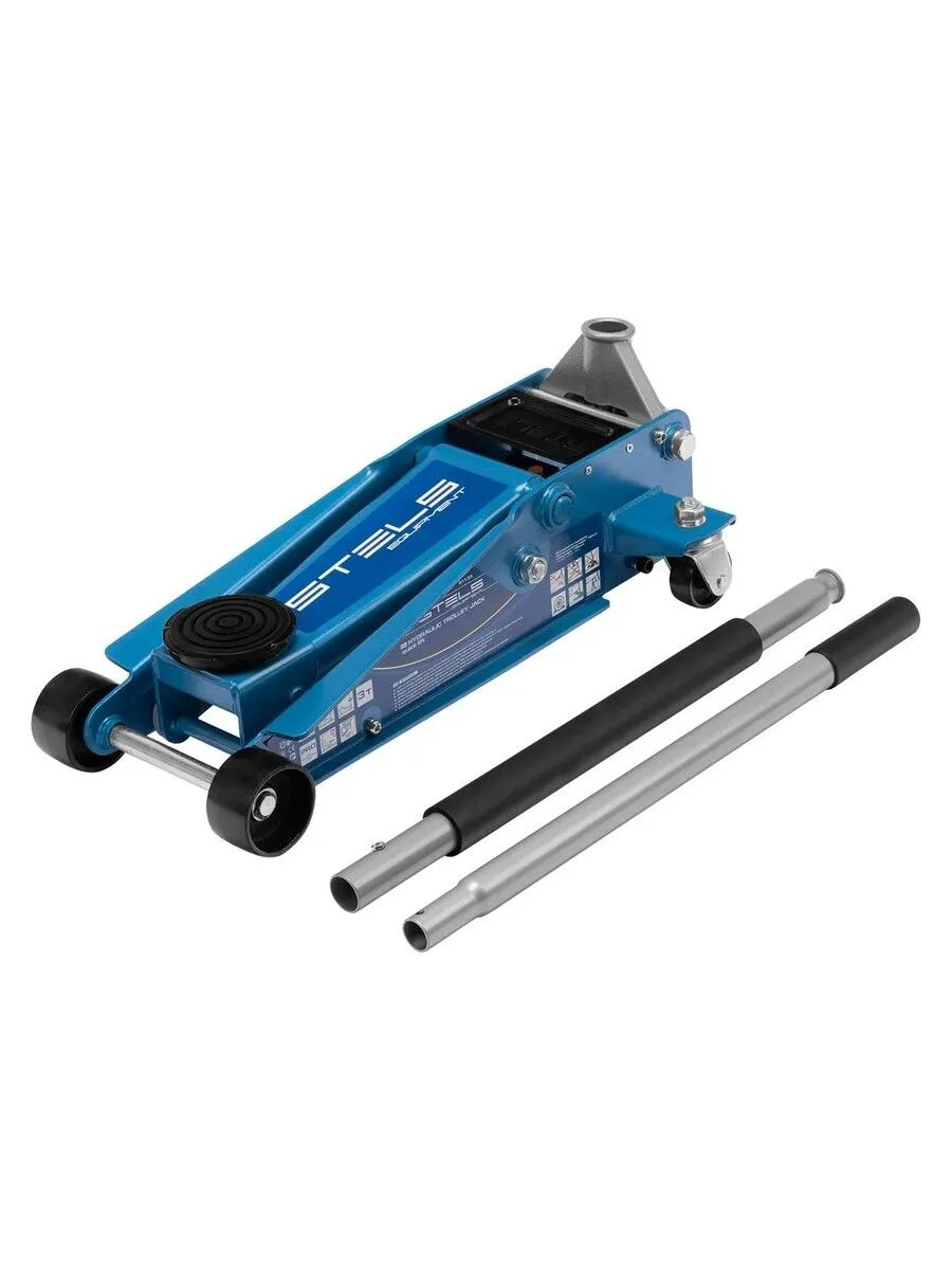 Домкрат гидравлический подкатной Stels Equpment 51133 Blue
