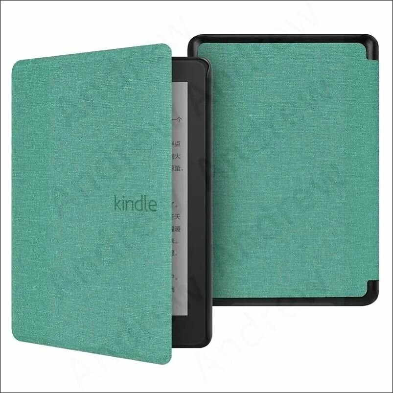 Чехол-книжка с магнитом для Kindle PaperWhite 2024 (12-го поколения) 7 дюймов, Зеленый
