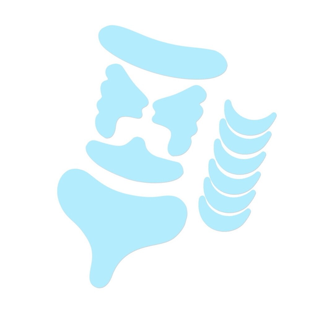 11 Подсчитайте Количество Прозрачных Наклеек От Морщин На Лбу, Многоразовых Средств По Уходу За Кожей Для Дневного И Ночного Использования