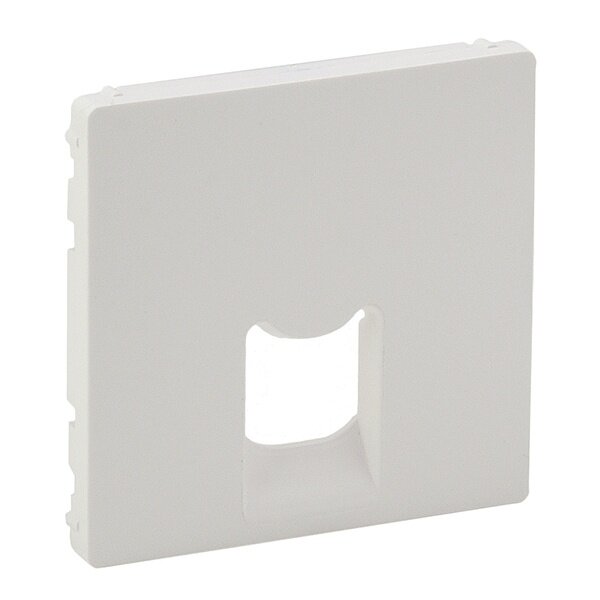 Лицевая панель для одиночных телефонных/информационных розеток Valena LIFE Legrand, белый 755410