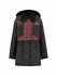 Пальто Barbour X Ganni plaid-pattern coat, размер 10, черный