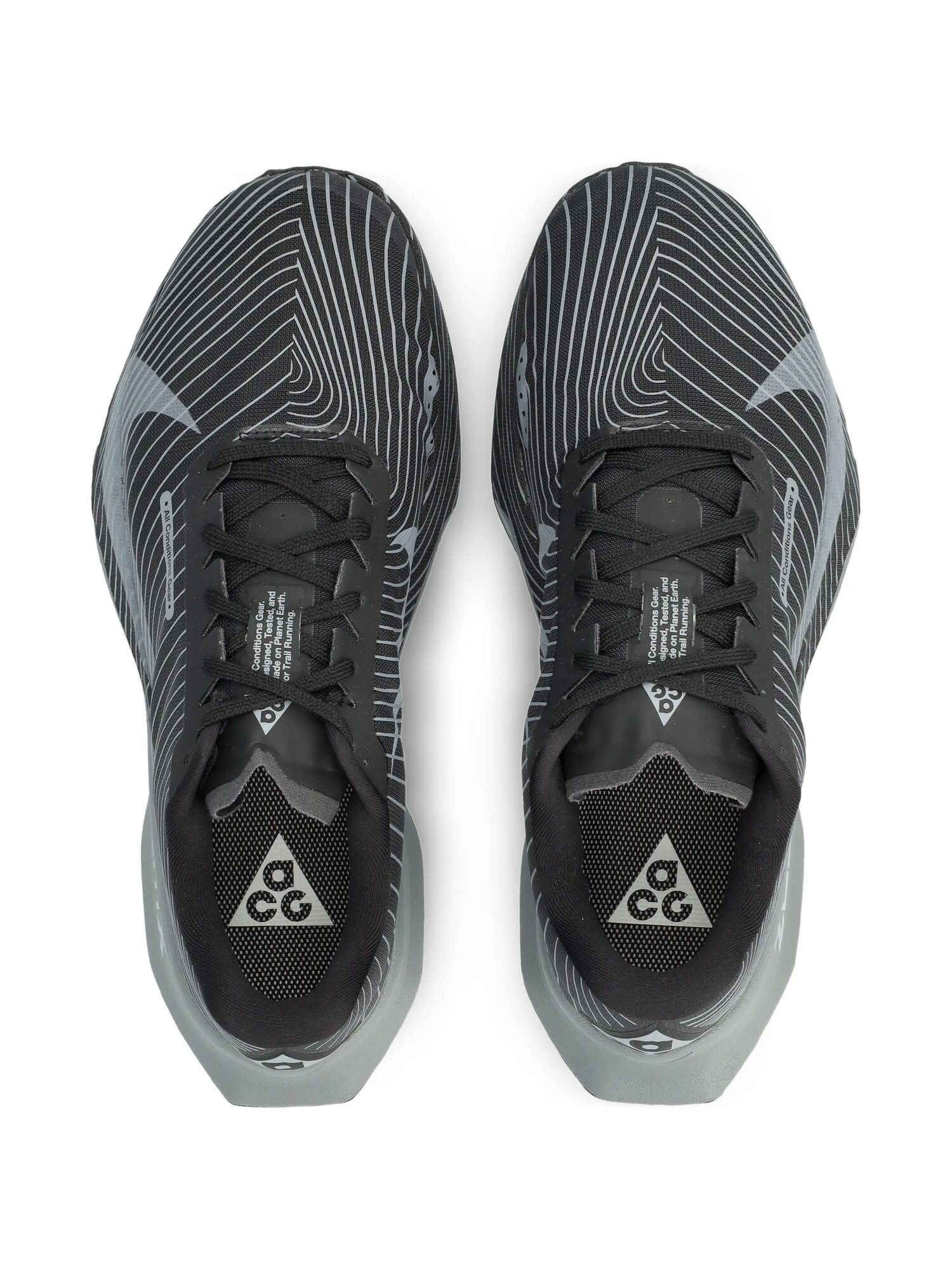 Кроссовки NIKE ACG Ultrafly Trail, размер 8.5 US, черный — фото 1