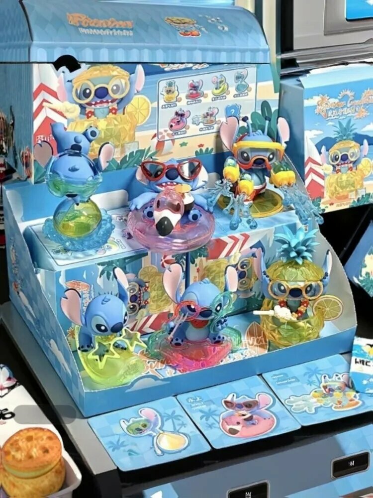 Стич случайный дизайн, милый персонаж Stitch, игрушка/аксессуар в случайном цвете или стиле