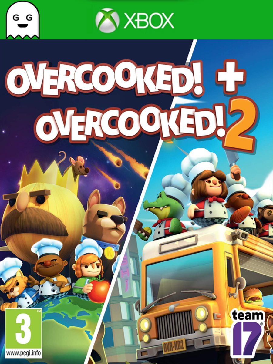 Игра Overcooked! + Overcooked! 2, цифровой ключ для Xbox One/Series X|S, Русский язык, Аргентина