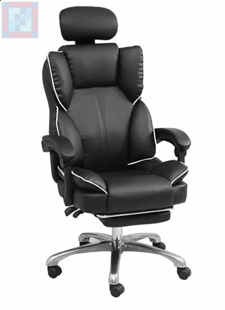 Офисное кресло, черный с белым