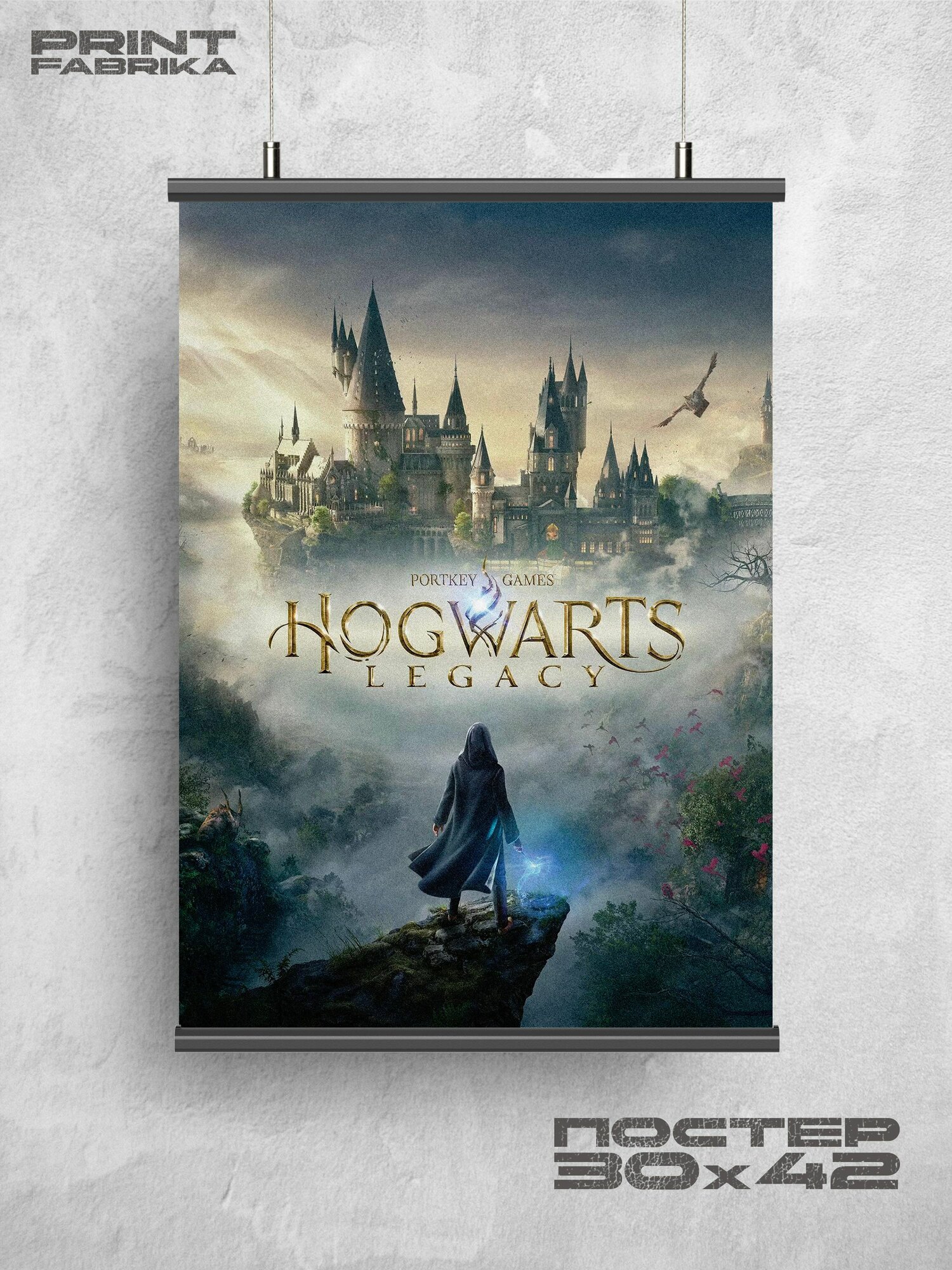 Постер интерьерный "Hogwarts Legacy" - 30х42 см - А3