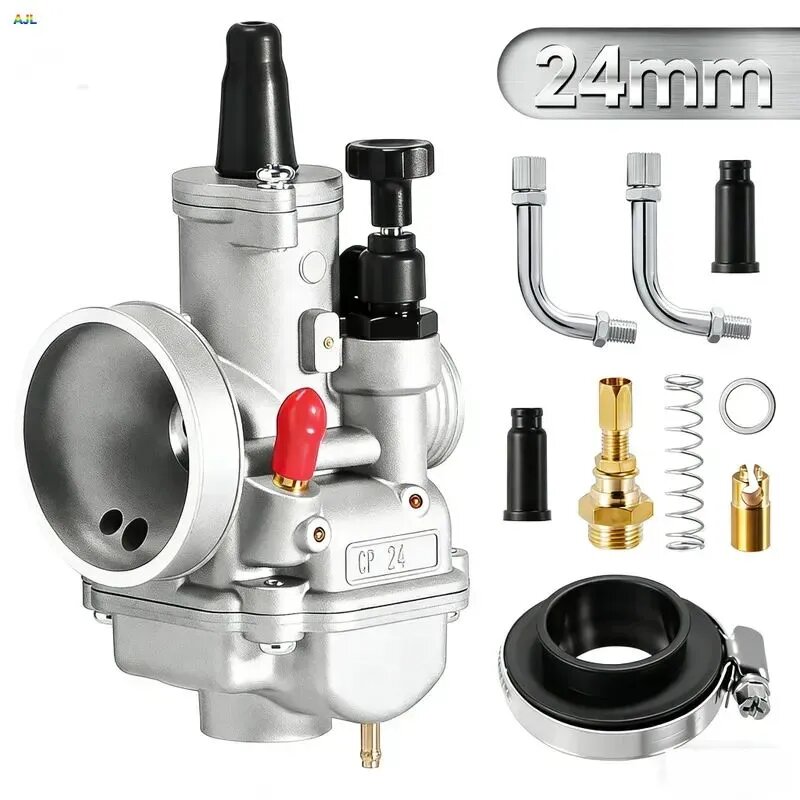 24mm Карбюратор Polini CP, 15-24мм, для мотоциклов, кросса, ATV, UTV