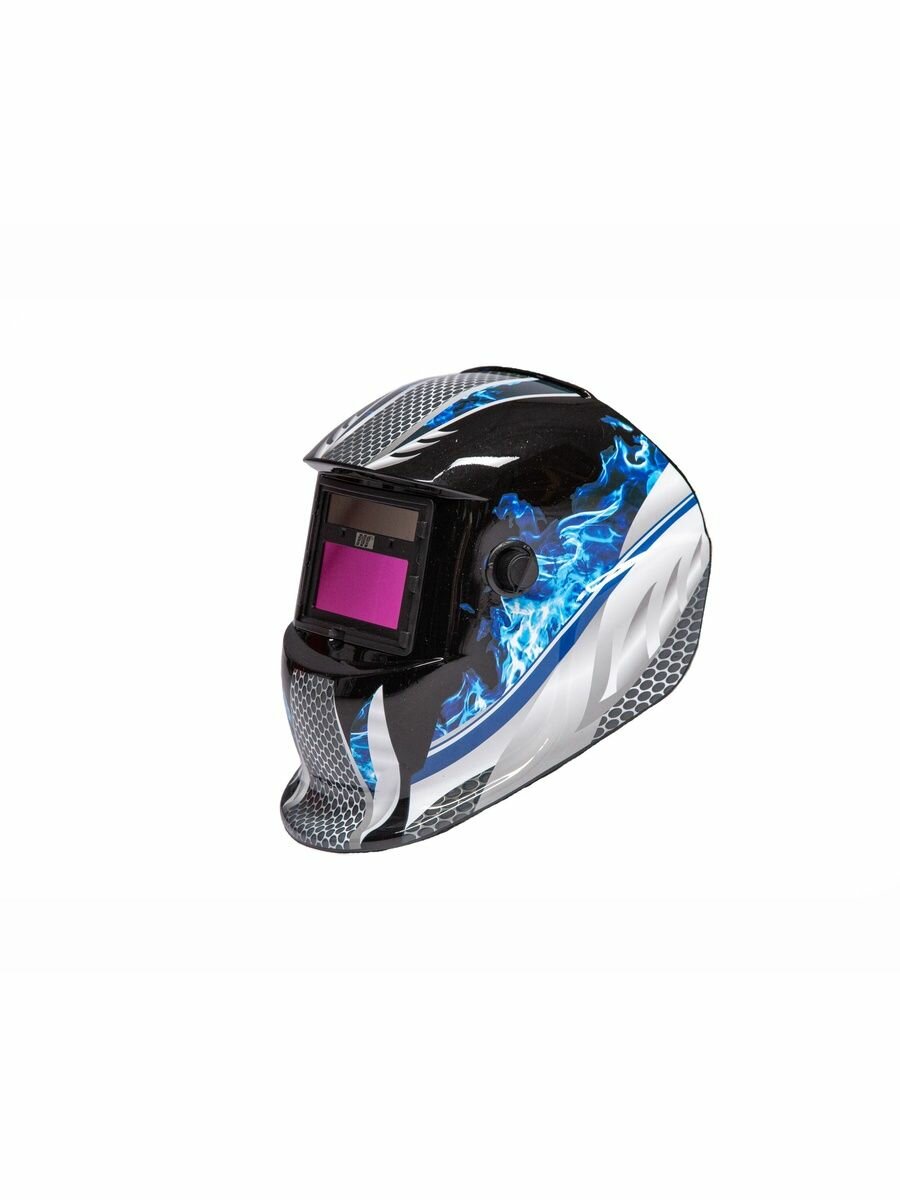 Маска сварочная хамелеон Синее пламя (Welding Mask) PWE016