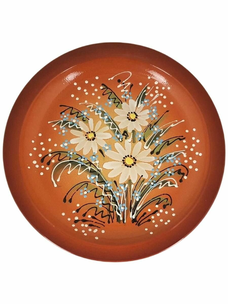 Блюдо "Марина", глина, керамика, Псковский гончар