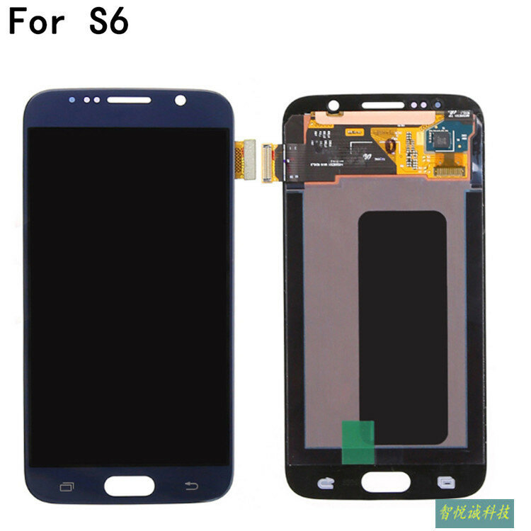 Оригинальная сборка экрана Samsung Galaxy S6 LCD дисплей для моделей G9200/G920F — Золотая передняя панель