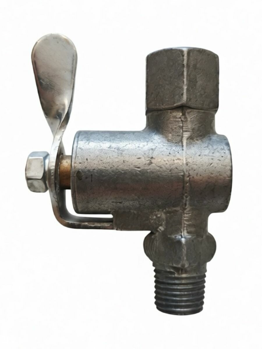 Кран пробковый проходной КР25 (ПП6-1) топливного бака и масляного радиатора