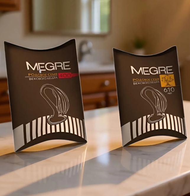 Набор Родовое семя векового кедра 400 лет (2 шт) + Родовое семя векового кедра 610 лет (1 шт)