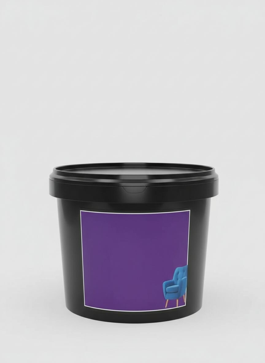 Краска для стен и обоев моющаяся без запаха Антрацит 1,4кг EUROPAINT