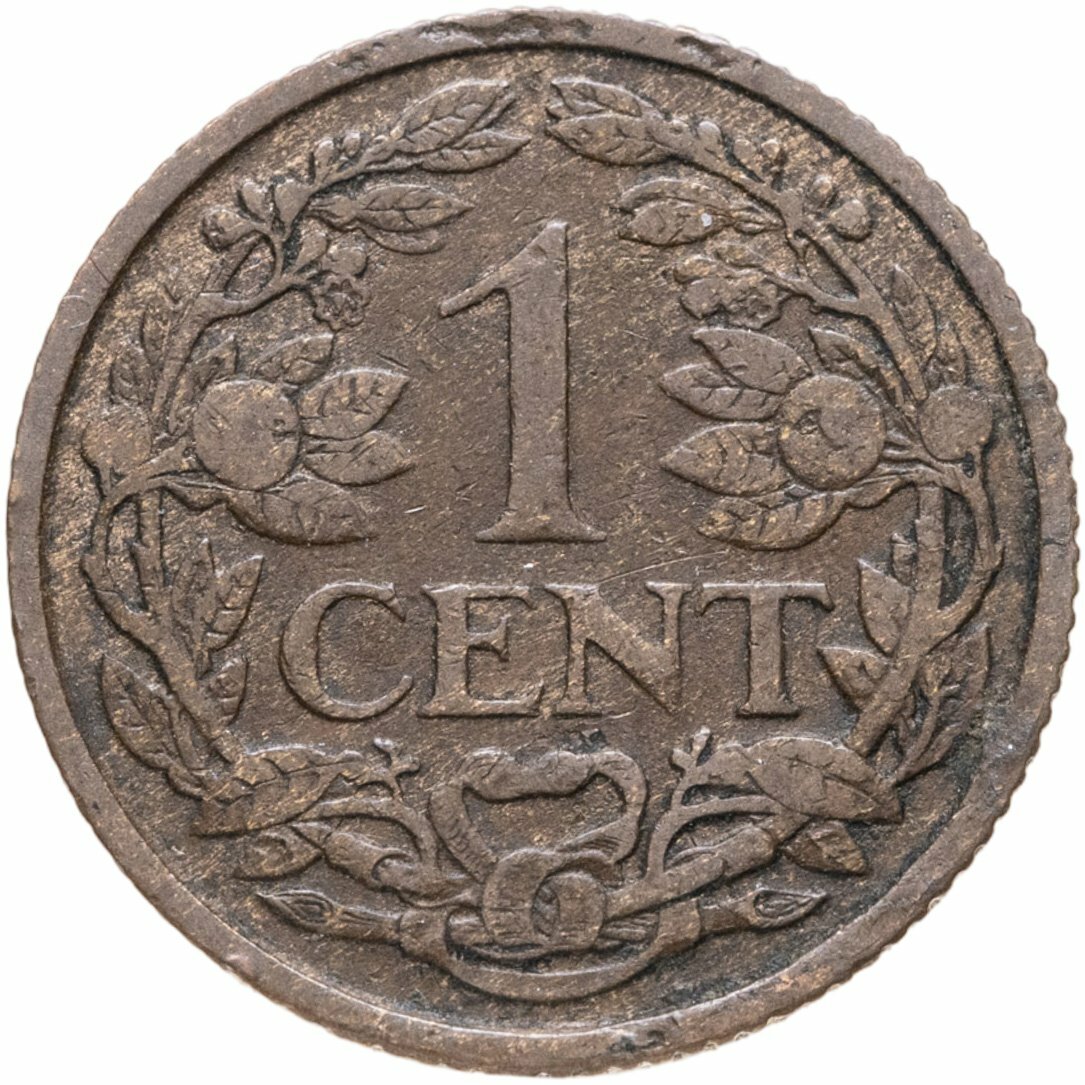 Нидерланды 1 цент (cent) 1921