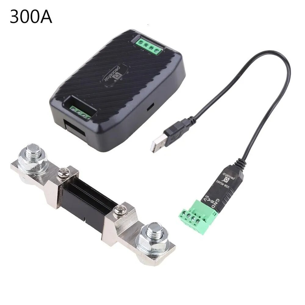 PZEM-017 DC 300A/50A RS485 USB, 300A шунт + USB-кабель Вольтметр постоянного тока, амперметр RS485