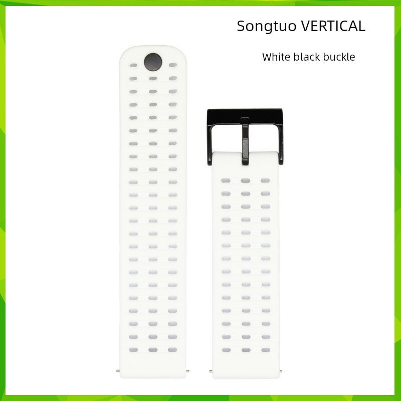 Часы SUUNTO Vertical Peak Pro с 22 мм белым резиновым ремешком и черной застежкой