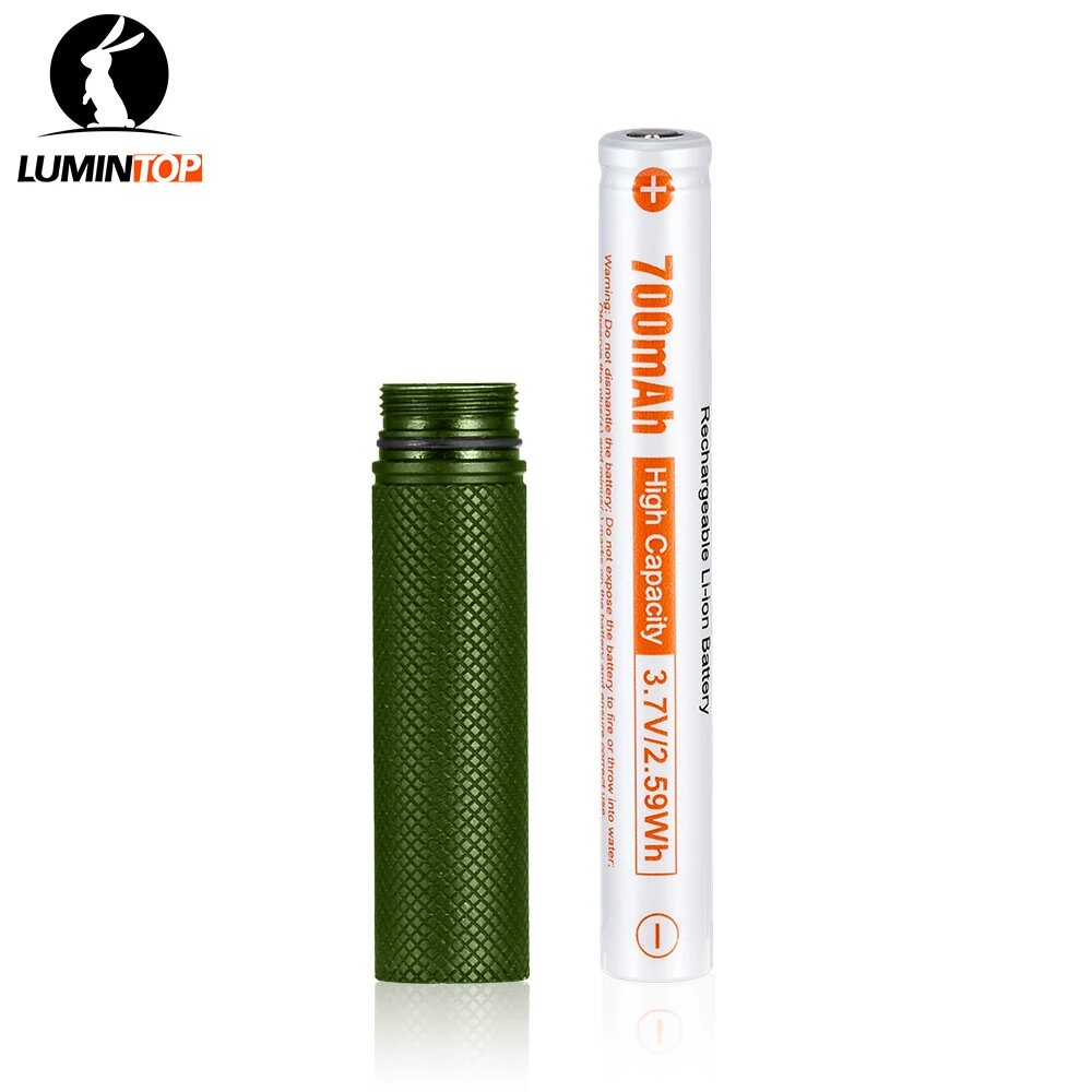 Lumintop Трубка 10750 и аккумулятор для GT NANO, GT NANO PRO, FROG Green 10750 set