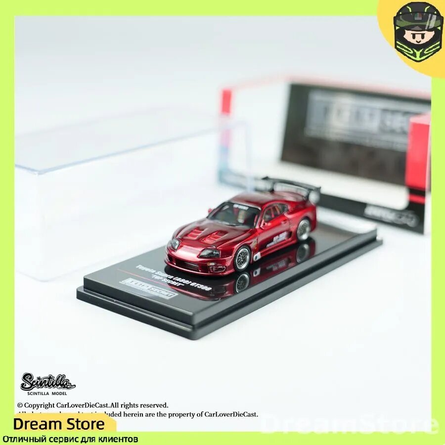 Машинка Inno 1/64 #TOYOTA Supra A80 GT300 TOP SECRET Alloy Car Model Collection Gift